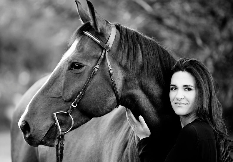 Elise Genest 'Fabuloso' Sun Shirt, Sapphire w/ Mesh – Arista Equestrian